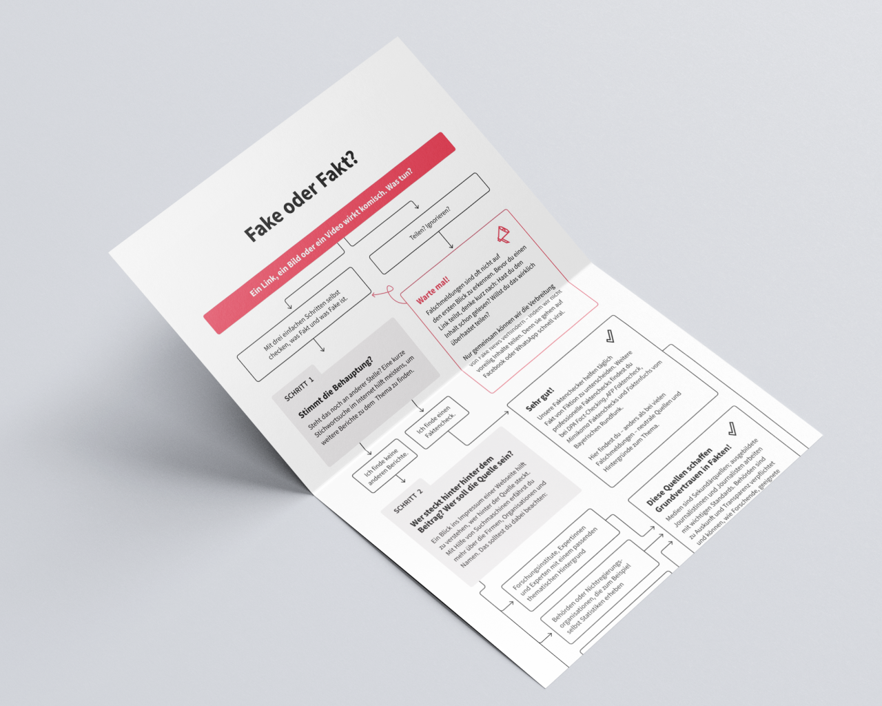 20 Faktencheck-Flyer